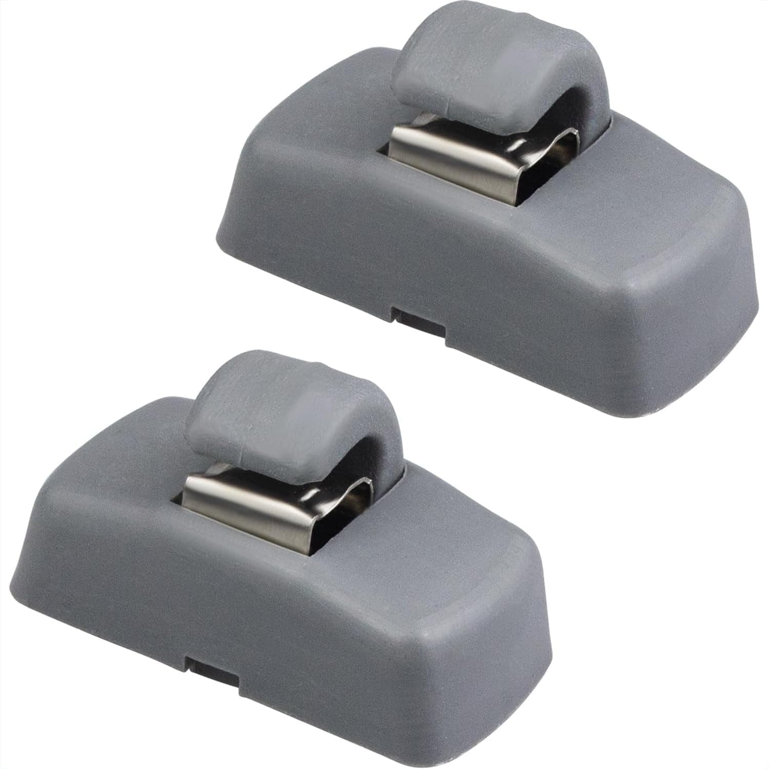 2 Pack Grey Sun Visor Clips for VW Transporter T4 T5 T5.1 T6 - Premium ...