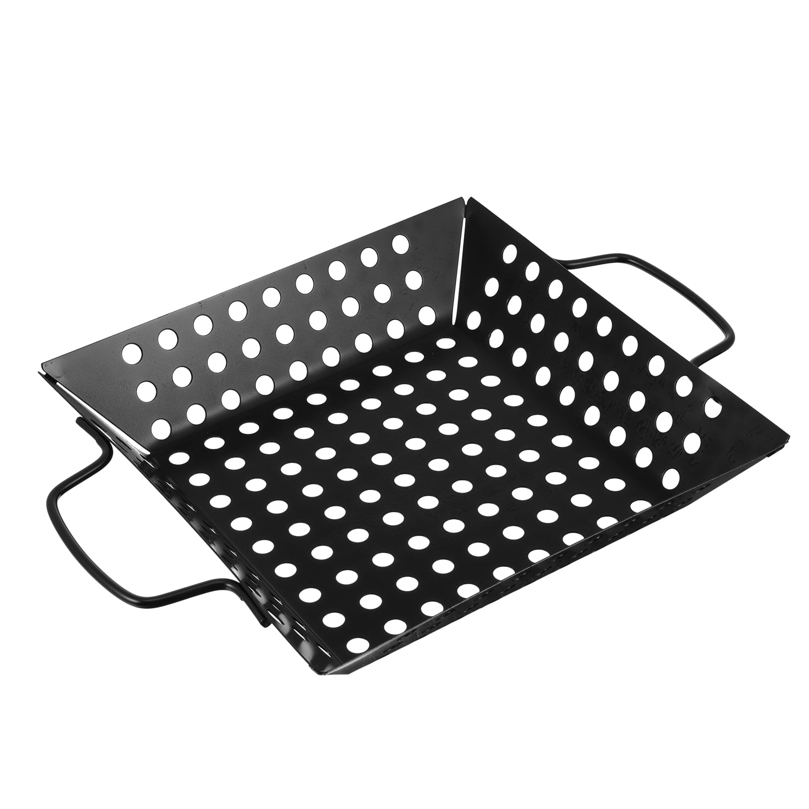 2 Pack Grill Basket Outdoor Tray Kitchen Supplies Barbecue Roasting Pan ...