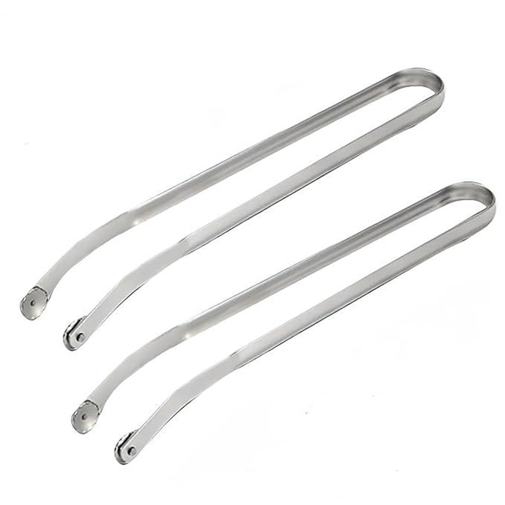 2-pack grill tongs with wheels, barbecue tongs, hot dog tongs, kitchen ...