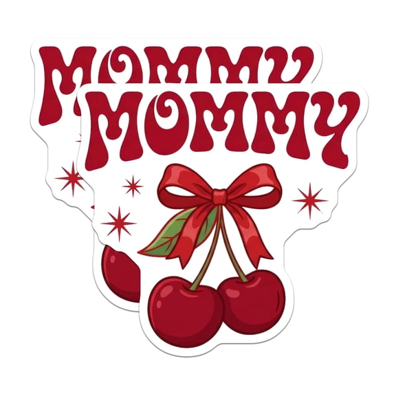 (2 Pack) Groovy Mommy Cherry Magnets - Retro Mom Refrigerator Decor ...