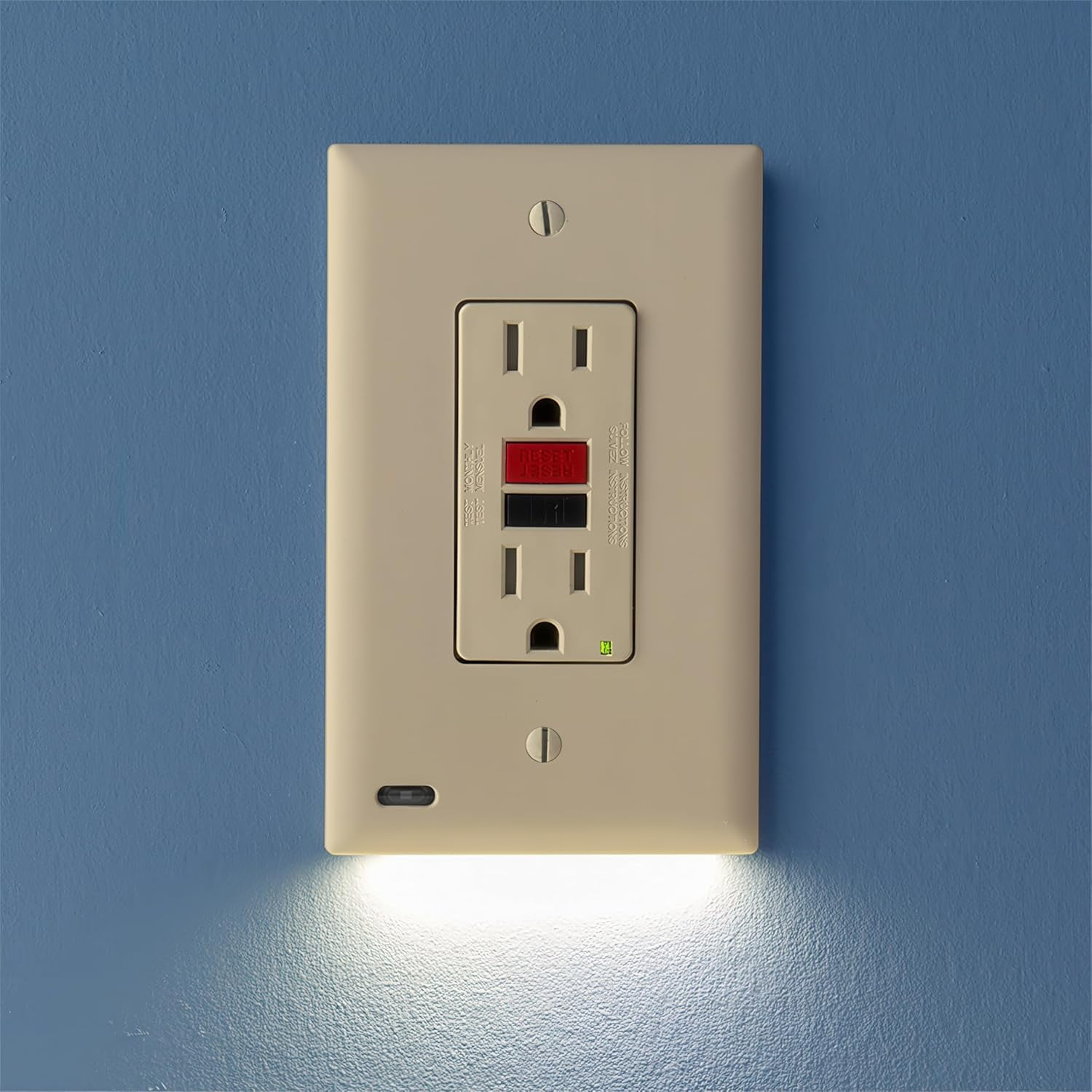 2 Pack - GuideLight 2 [For GFCI Outlets] - Replaces Plug-In Night Light ...