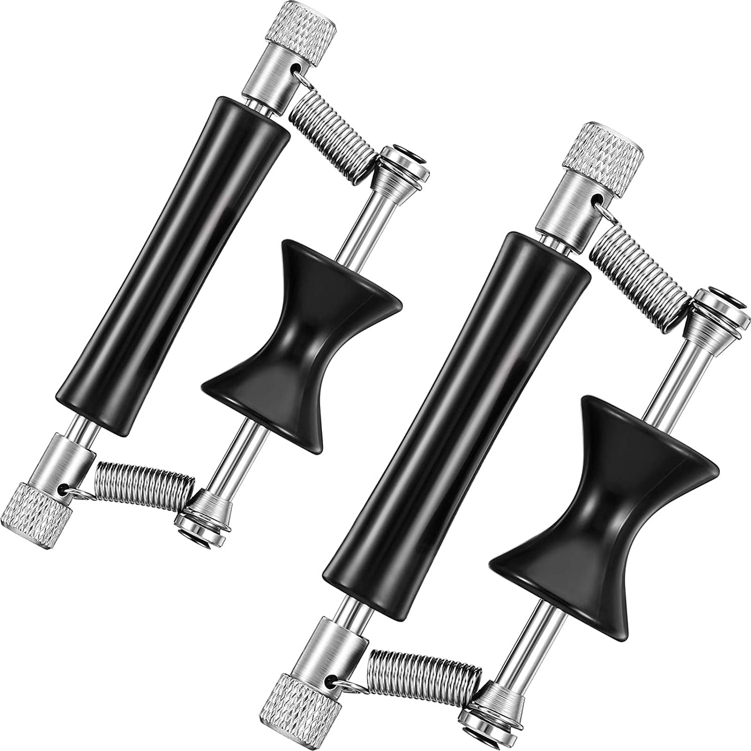 2 Pack Guitar Rolling Capo Sliding Adjustable Rubber and Stainless ...