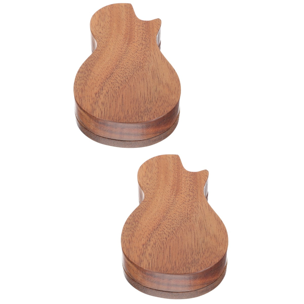 2 Pack Guitar Shaped Plectrum Holder Boxes Pick Storage Accessories ...