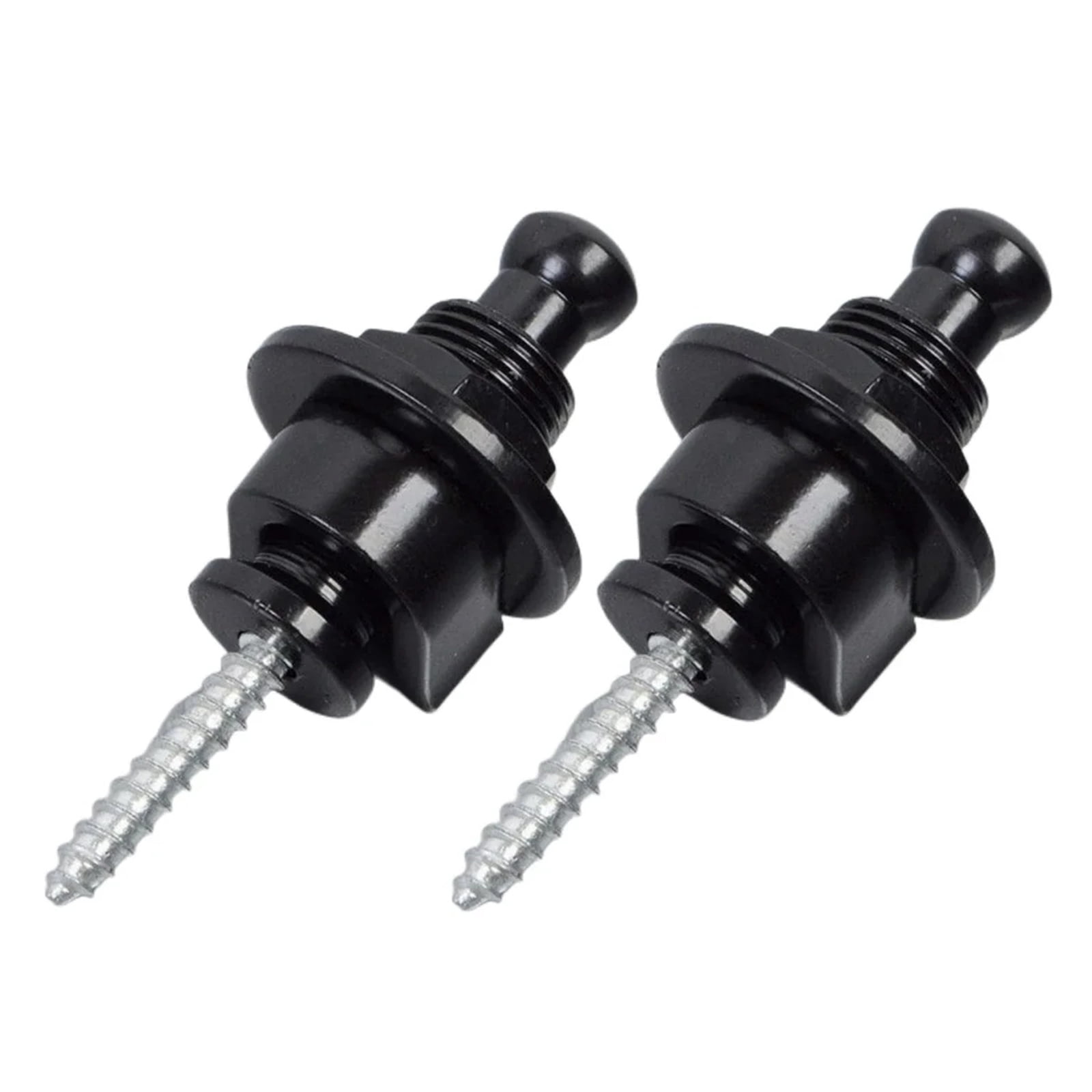 2 Pack Guitar Strap Lock Button Nonlip Guitars Handling Part Metal ...