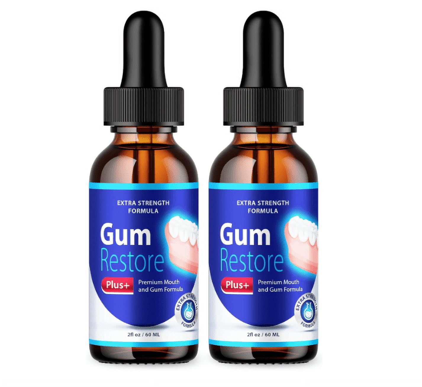 2 Pack Gum Restore Plus Official Formula to Fix Mouth Liquid Gum ...