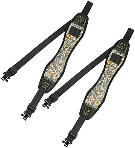 2-Pack Gun Sling Shoulder Padded Length Adjustable Strap with Removable ...