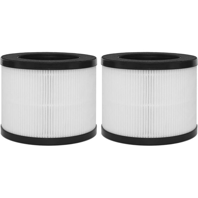 2-Pack H13 True HEPA Filter Replacement for Home Room Germ, Compatible ...