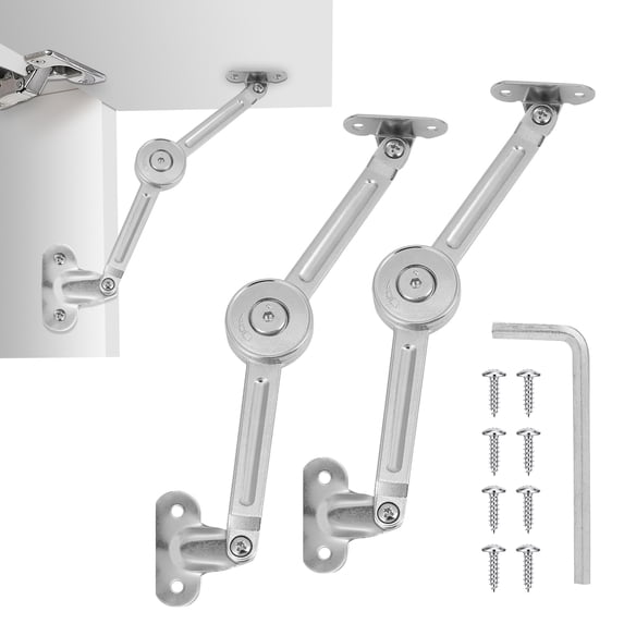 2 Pack HBL' Lift Up Cabinet - Lid Stay Hinges Lid Support Hinges for ...