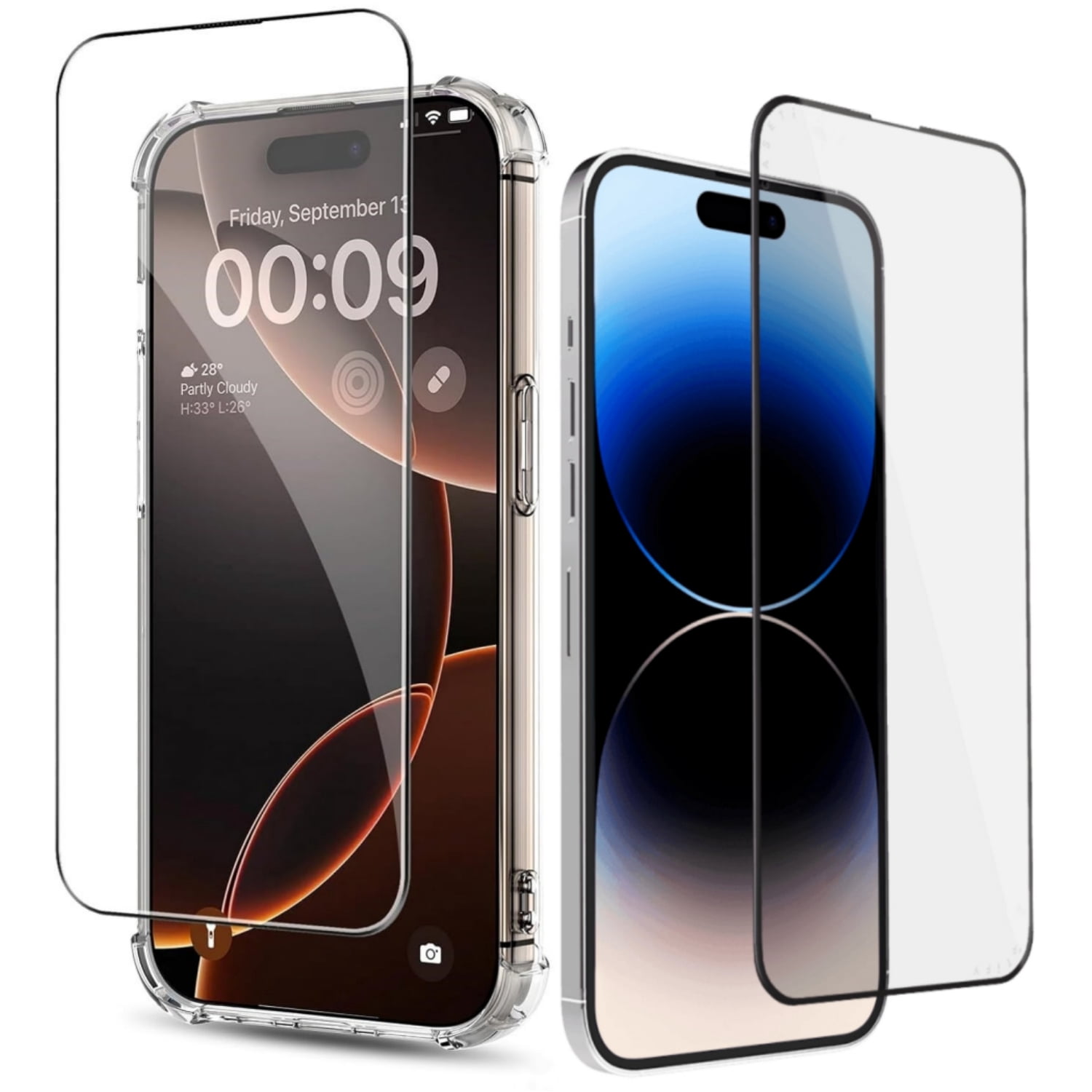 2 Pack HD Clarity Screen Protector for iPhone 13 [6.1 inch], Camera ...
