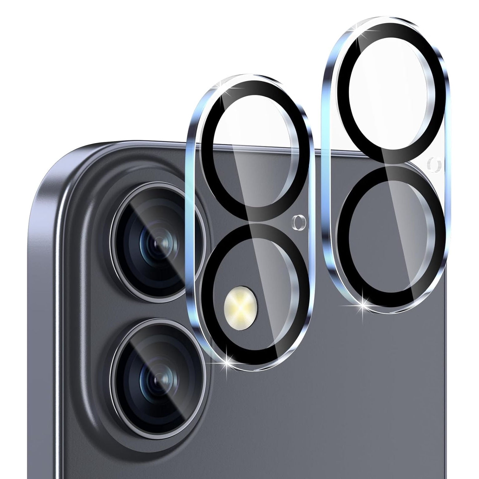 2-Pack HD Tempered Glass Camera Lens Protector for iPhone 17 - Walmart.com