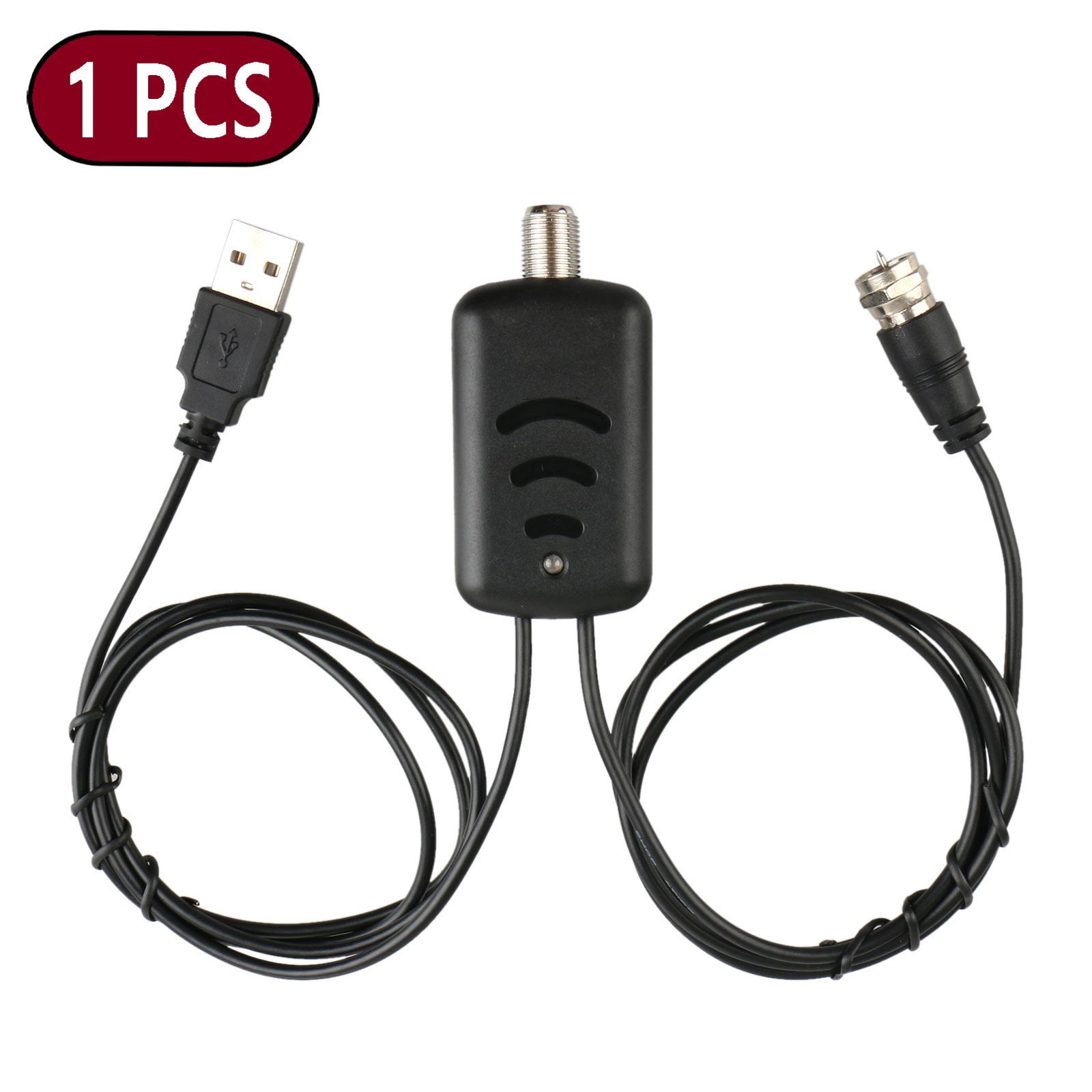 2 Pack HDTV Aerial Amplifier Signal Booster HDTV TV Antenna with USB ...