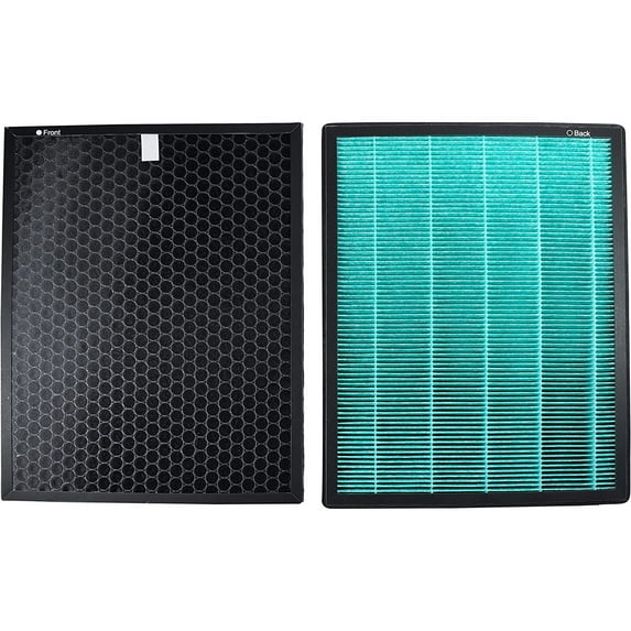 2-Pack HEPA Air Purifier Filter w/ Carbon Layer for Coway Airmega Max2 ...