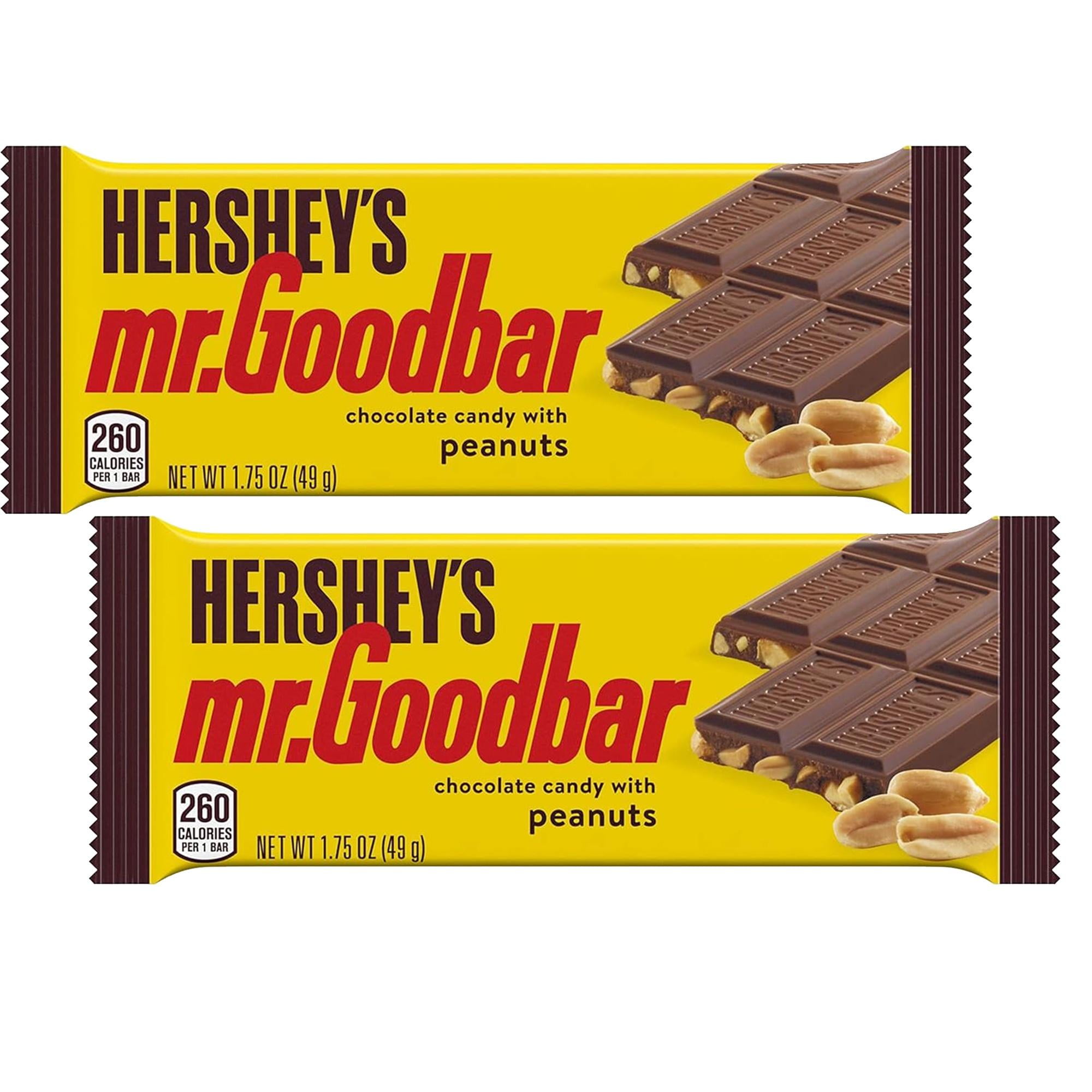 2-Pack HERSHEY'S MR. GOODBAR Chocolate with Peanuts Candy Bars 1.75 oz ...