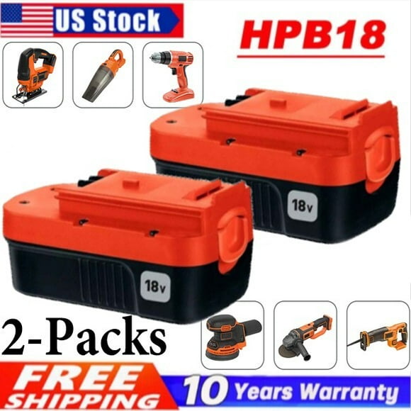 Black Decker 18 Volt Drill Battery