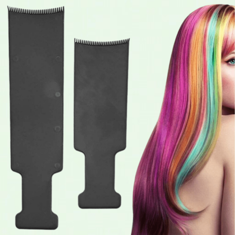 2 Pack Hair Coloring Board with Teeth, Professional Balayage ...