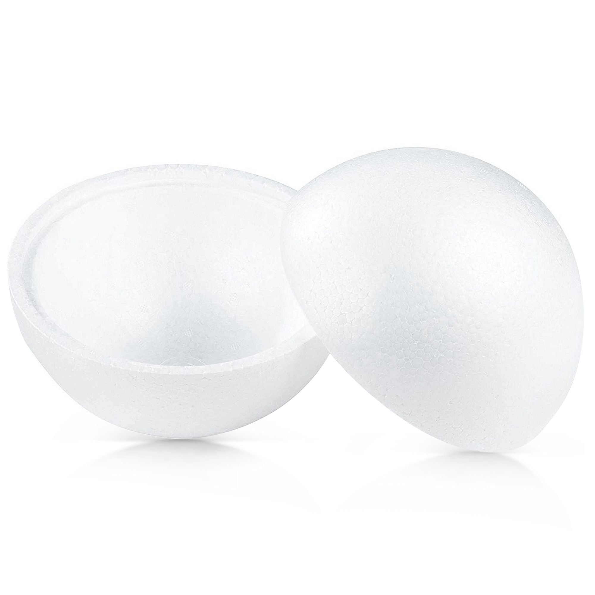 2 Pack Half Sphere Foam Balls for Crafts - 7.8 x 7.8 x 3.9" Large ...