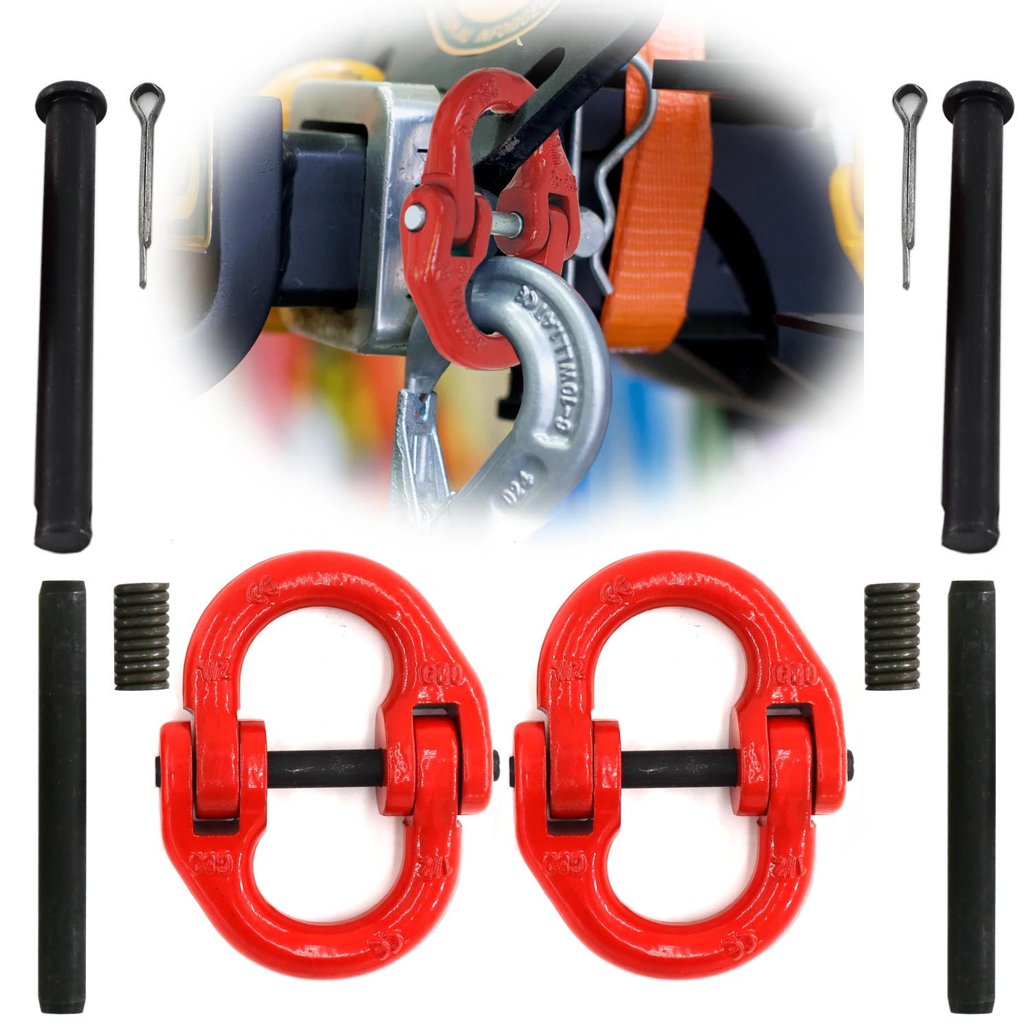 2-Pack Hammerlock Coupling Link 5.3T, 2 Assemble Options Industrial G80 ...