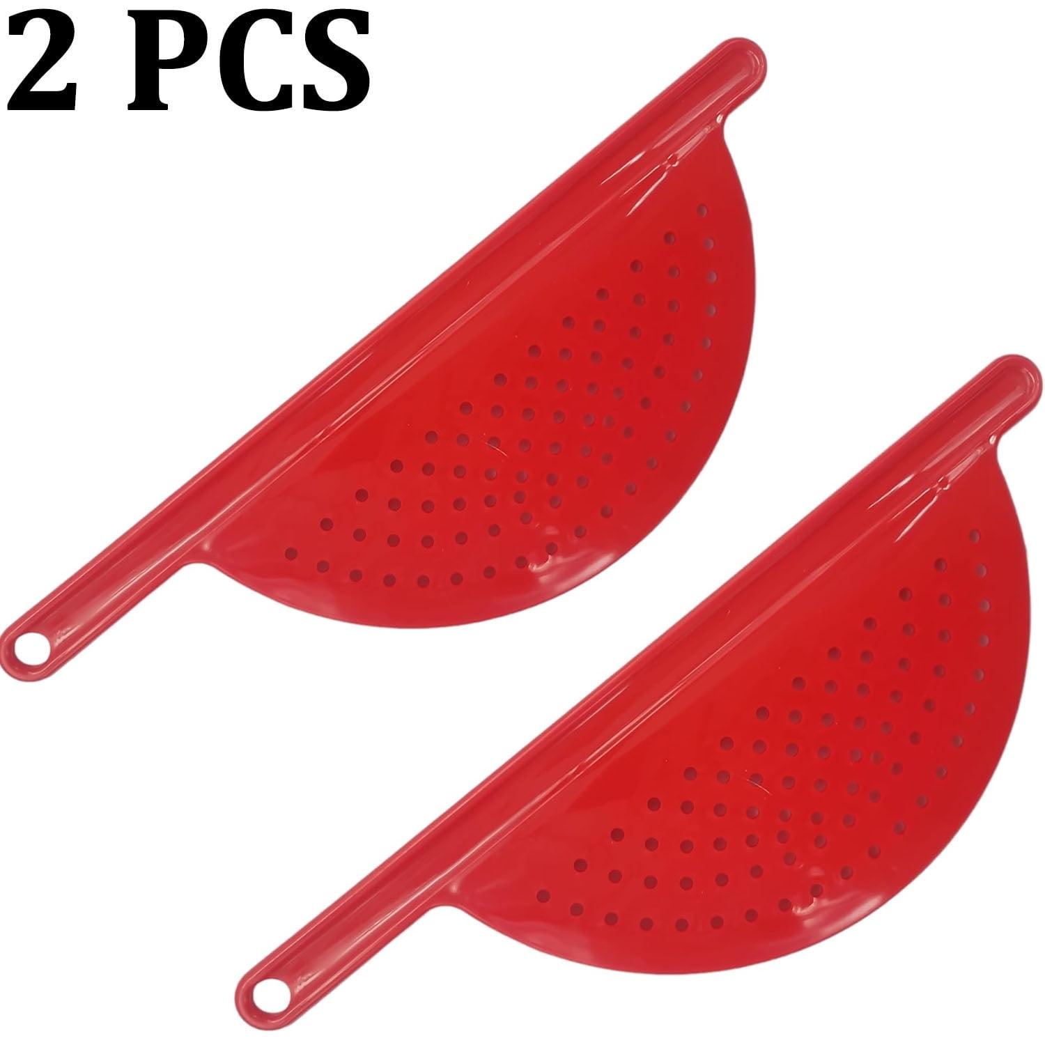 2-Pack Hand Strainer,Handheld Plastic Pot Drainer, Noodle & Pasta ...