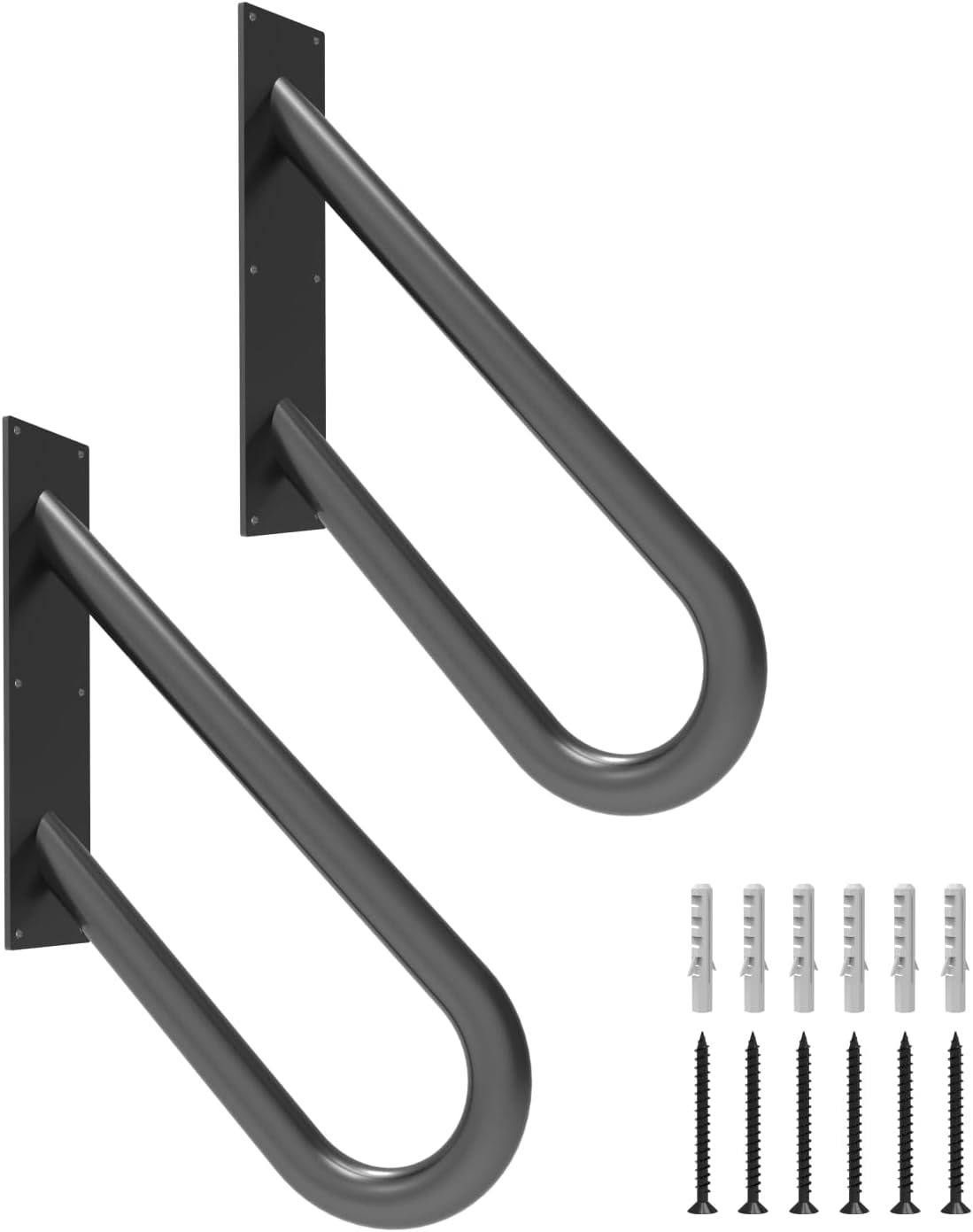 2 Pack Handrails for Outdoor Steps Wall Mount, Railings for 1-2 Steps ...