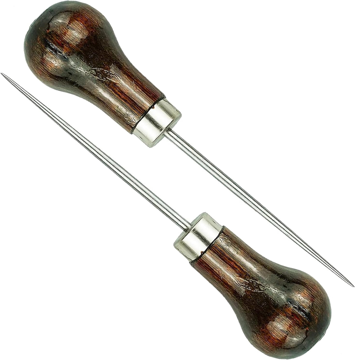2 Pack Handwork Sewing Awl, Gourd-Shaped Tailors Awl, Professional Awl ...