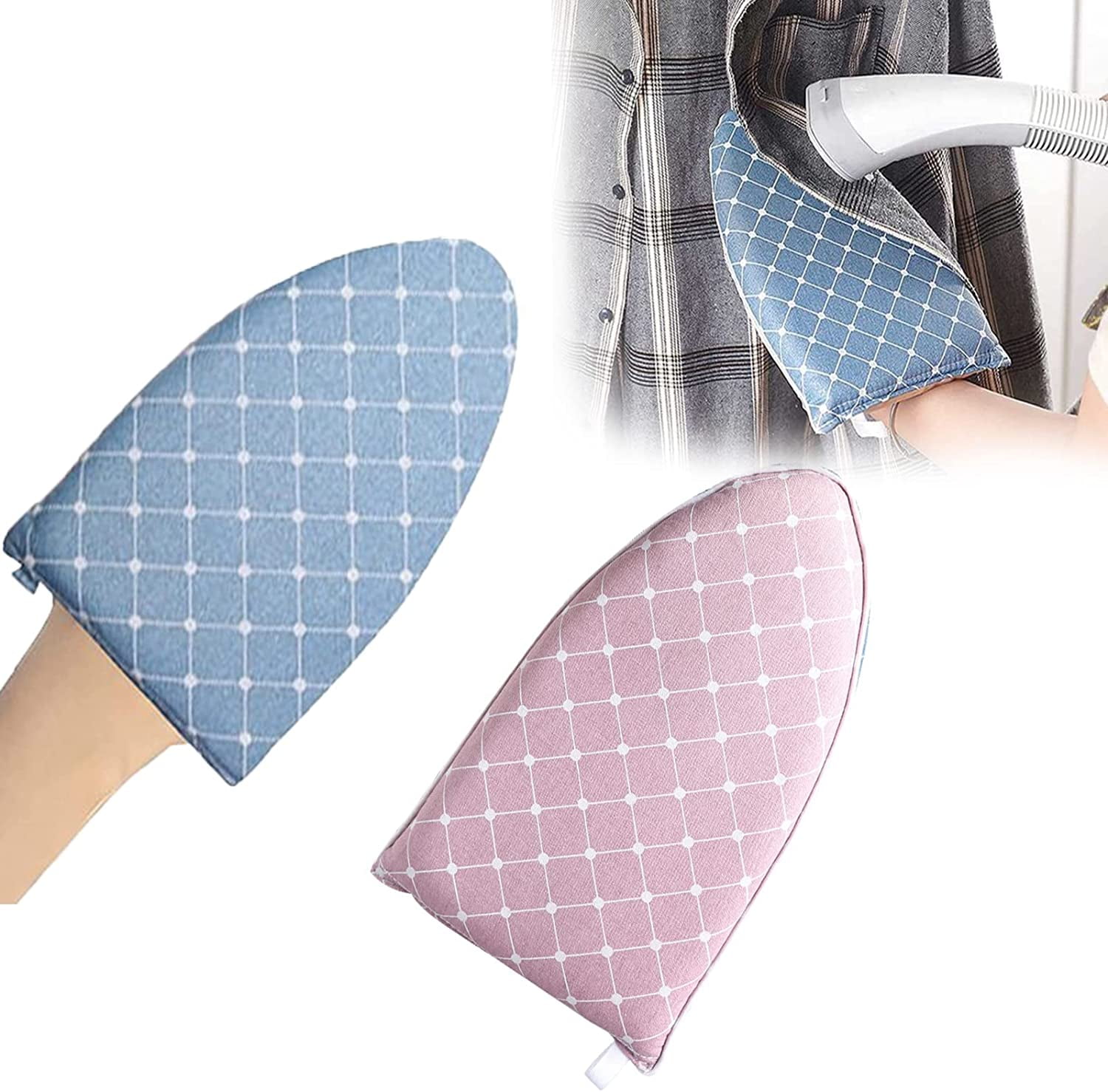 [2 Pack] Handy Mini Ironing Board, Handheld Mini Heat Resistant Ironing ...