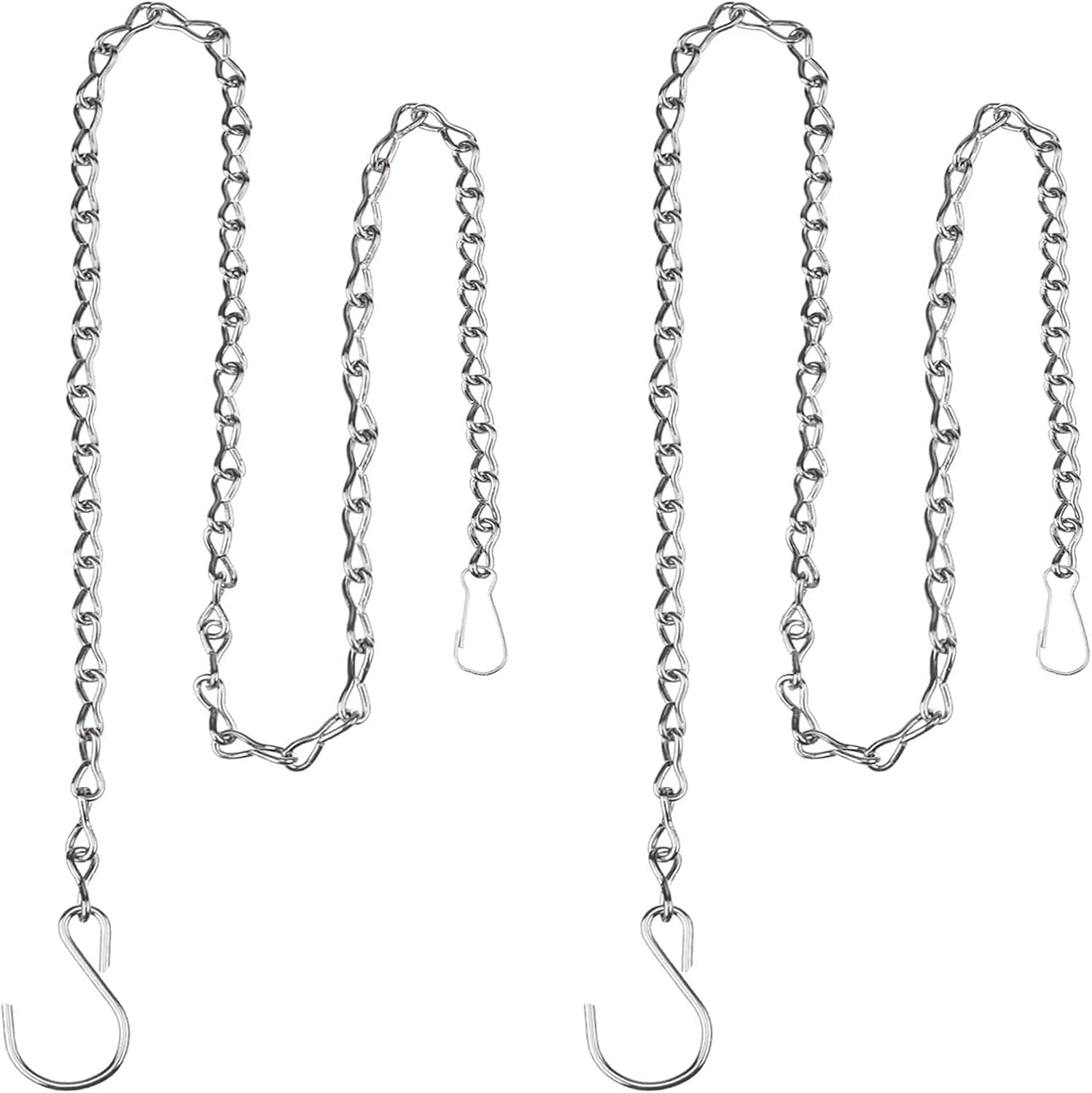 2 Pack Hanging Chain for Bird Feeders, Planters, Lanterns and Ornaments ...