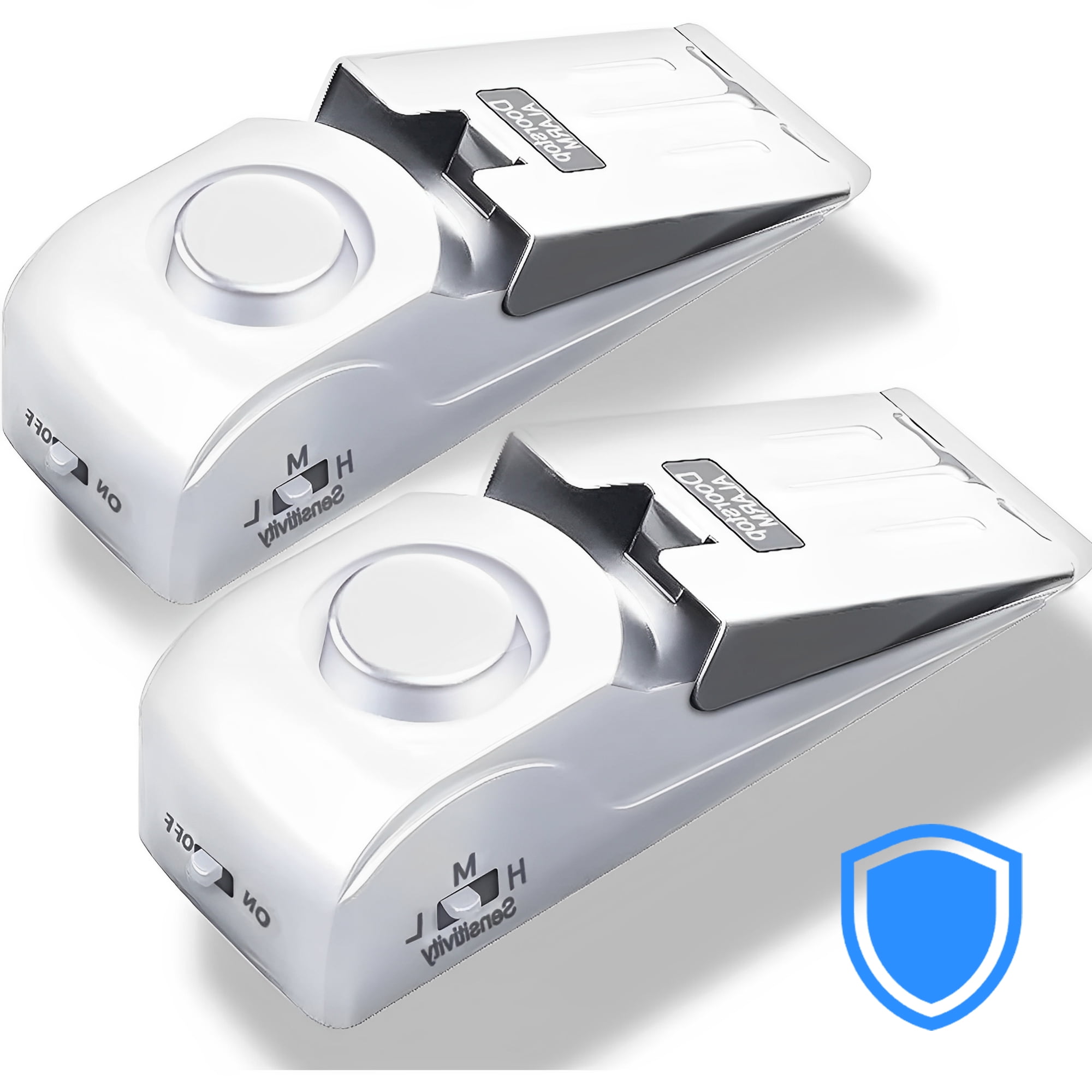 2 Pack Hanonwoven Door Stopper Alarm with 120dB Alert, Portable ...