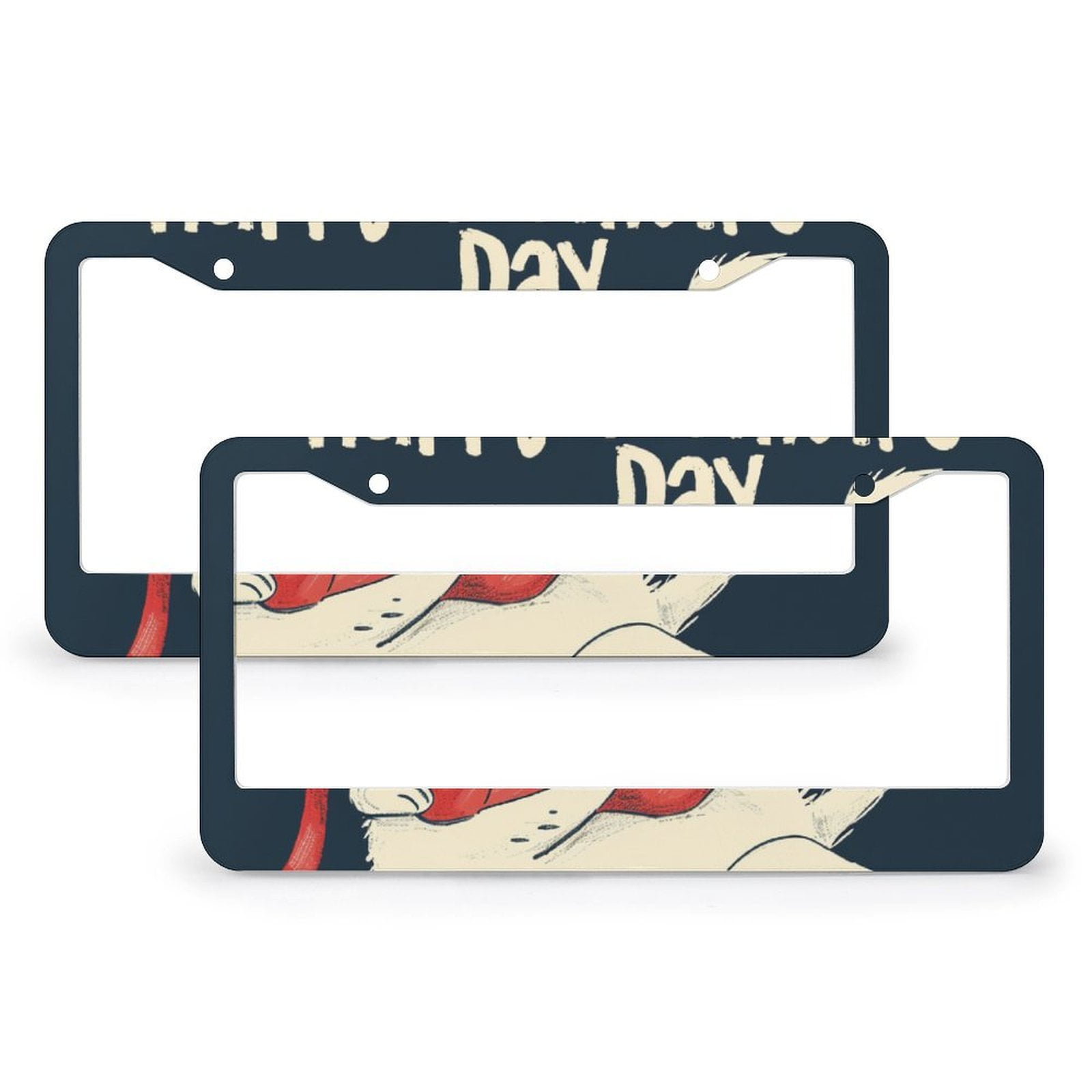 2 Pack Happy Mother's Day Cute Cat And Kitten License Plate Frames We ...