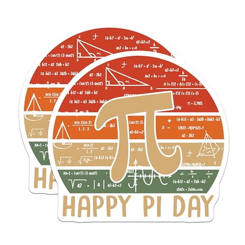 (2 Pack) Happy Pi Day Magnets - Math Themed Magnets - Geeky Nerd ...