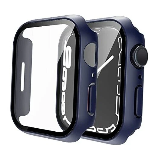 2 Pack Hard Case Designed For Apple Watch Series 9/8 / 7 [Hd Clear ...