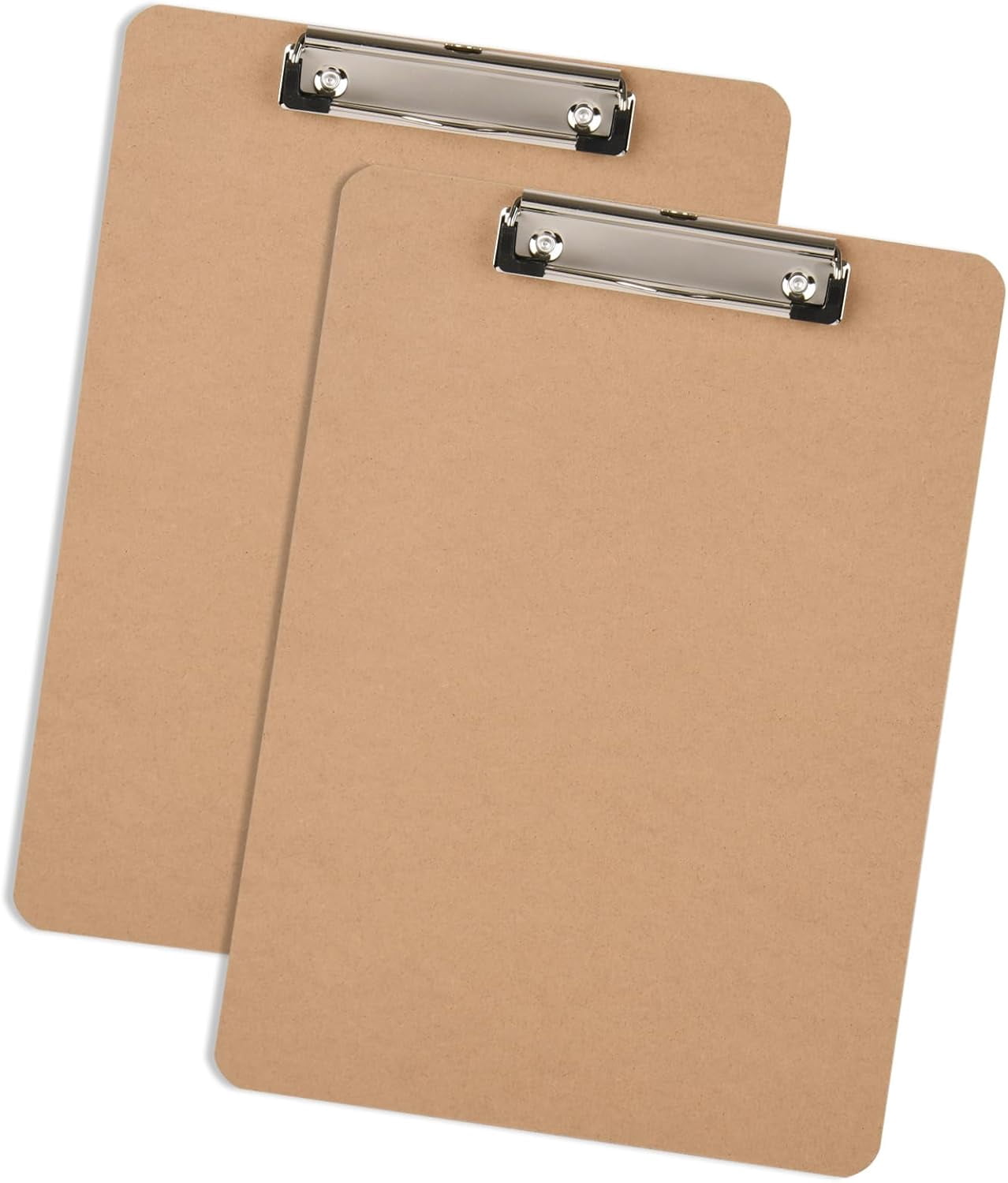 2 Pack Hardboard Office Clipboard, Letter-Size Clipboard with Low ...