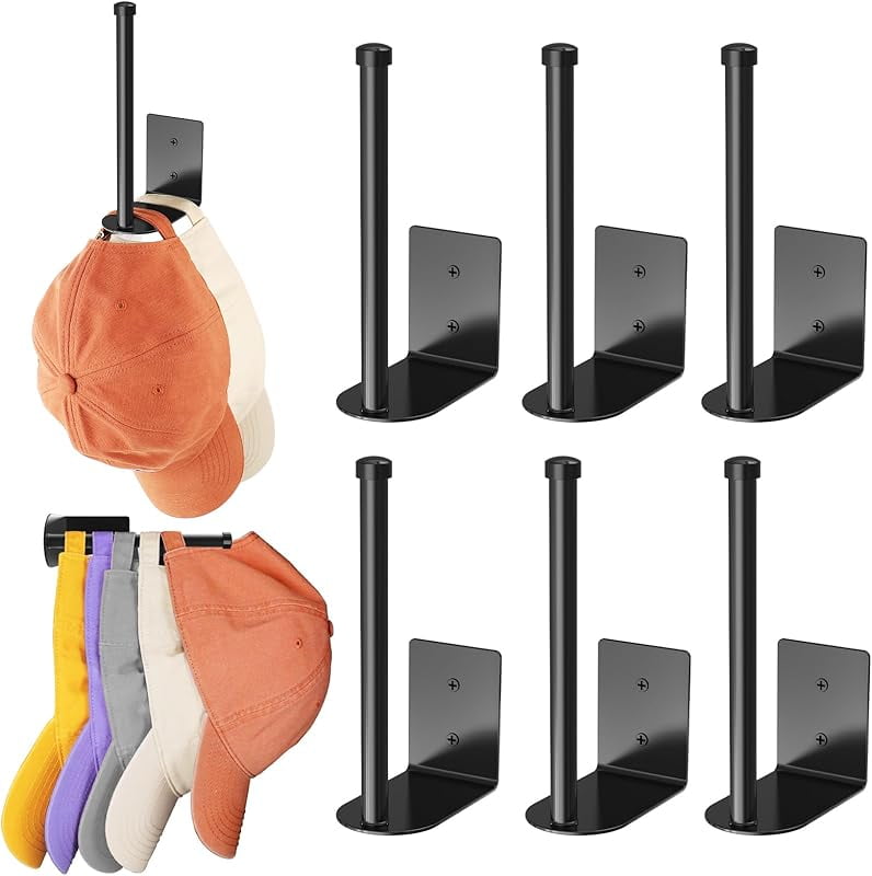 2 Pack Hat Racks for Baseball Caps, Stainless Steel Hat Organizer for ...