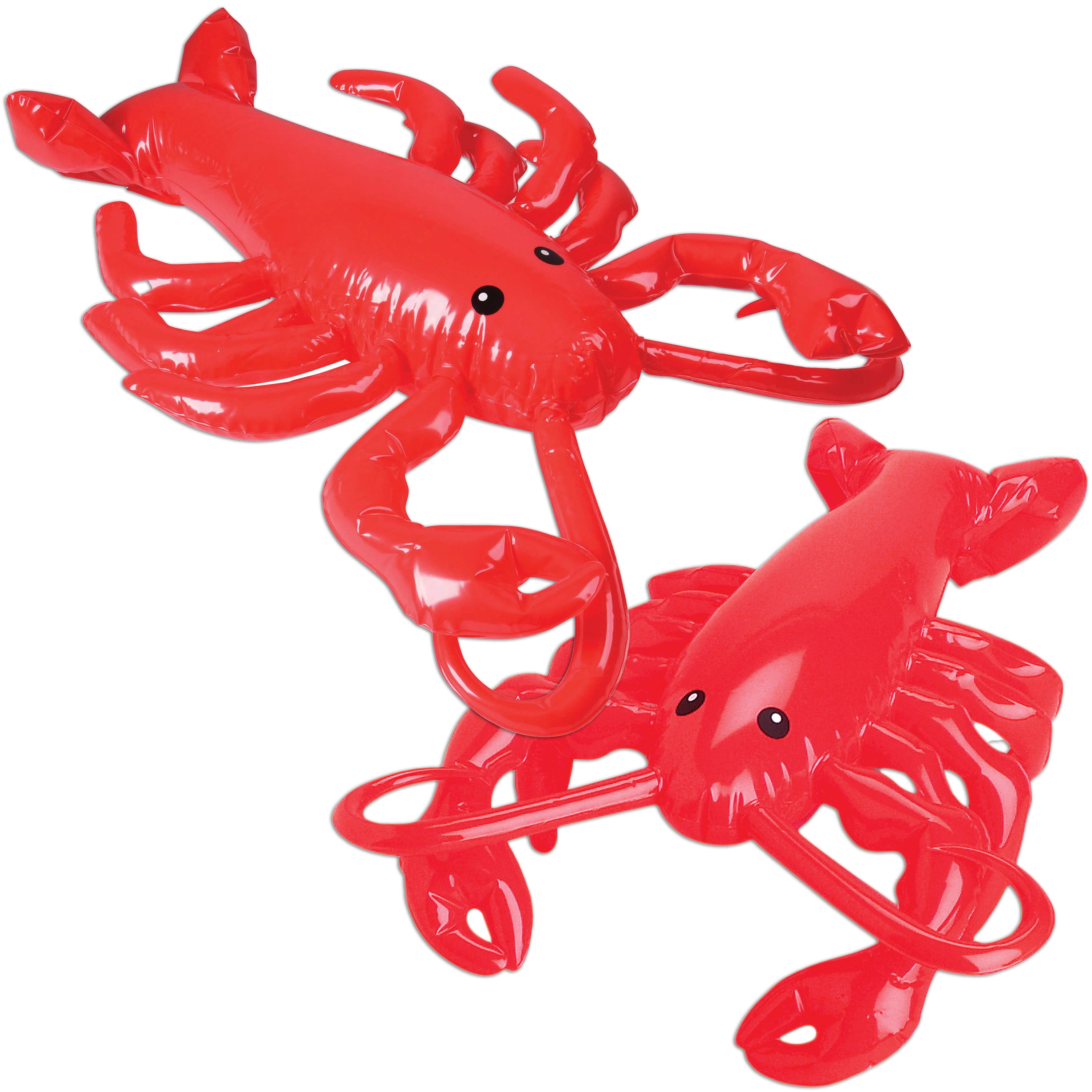 2 Pack Hawaiian Luau Party Decor Summer Beach Lobster 20" Inflatable ...