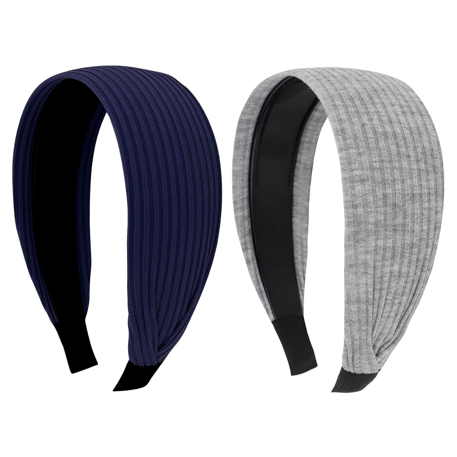 2 Pack Headbands for Women, Non-slip Extra Wide Headbands Large Head ...