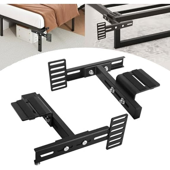 2 Pack Headboard Brackets for Metal Adjustable Bed,Universal Adjustable ...