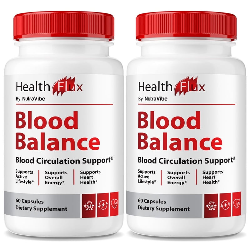 (2 Pack) Health Flux – Original HealthFlux Blood Balance Formula with ...