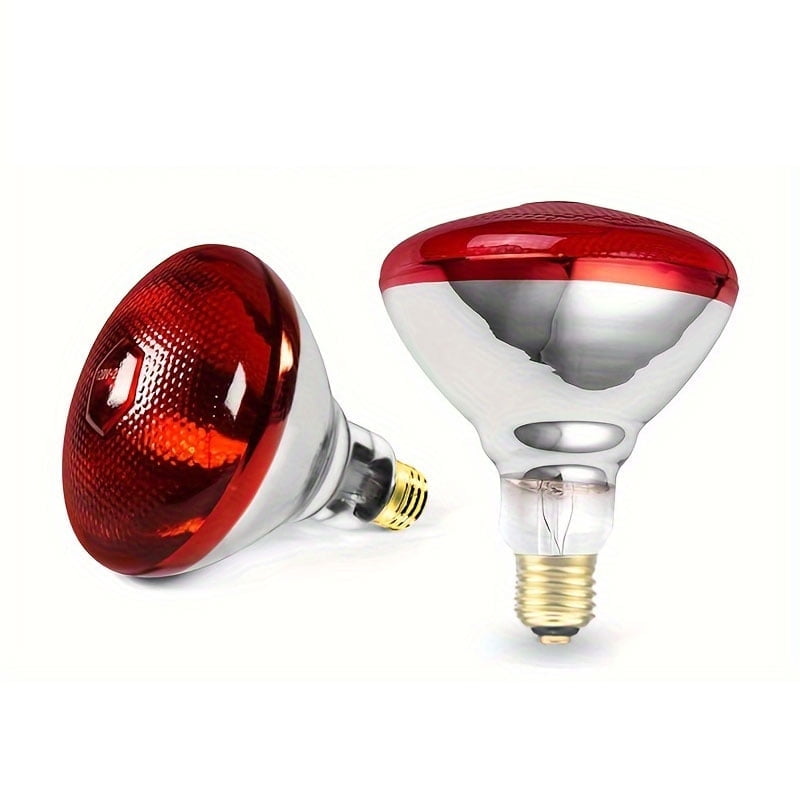 2 Pack Heat Lamp Infrared Bulbs PAR38 Glass Lamp Bulb for Food Service ...