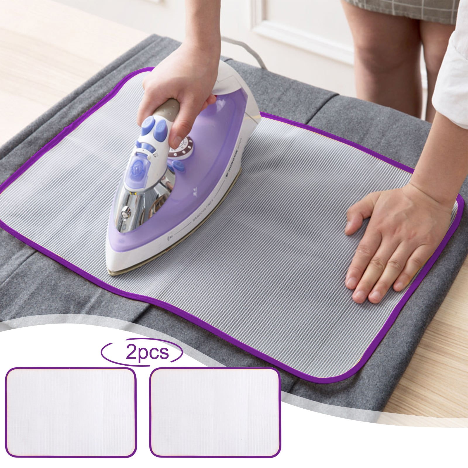 2-Pack Heat-Resistant Ironing Pads | 15.7X23.6 Inch Mesh Ironing Cloth ...
