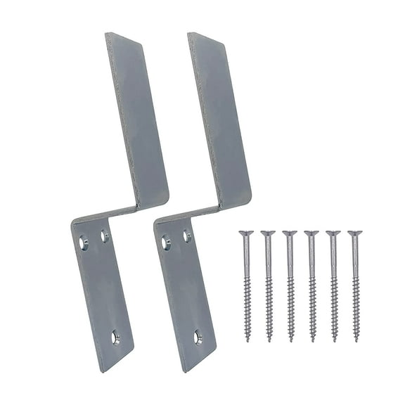 Walmart 4 Pack Heavy Duty 2x4 Door Barricade Brackets | Metal Bar ...