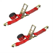 1 Pack 3" x 30' Ratchet Strap w/ Flat Hook Flatbed Truck Trailer Tie ...