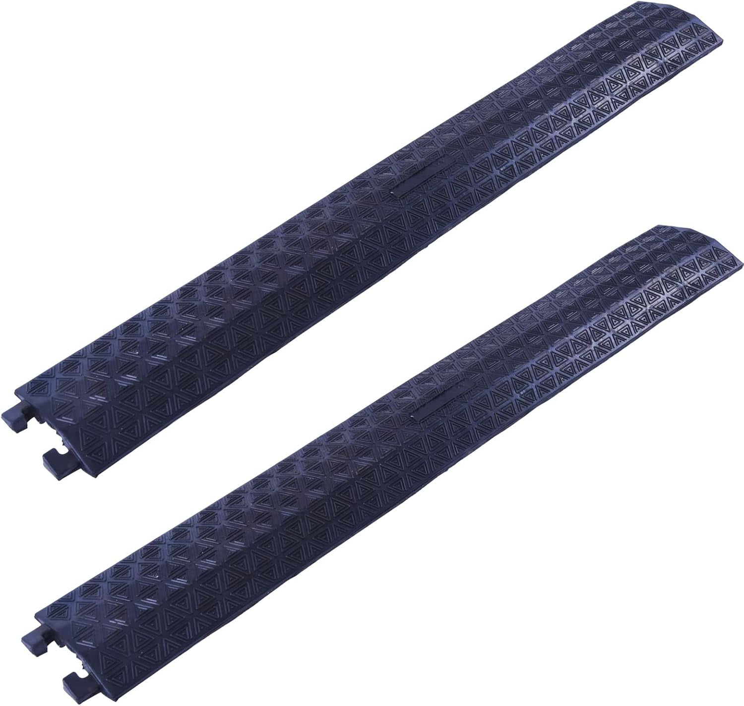 2 Pack Heavy Duty 40 inch Rubber Drop Over Cable Cover Floor Cord Cover ...