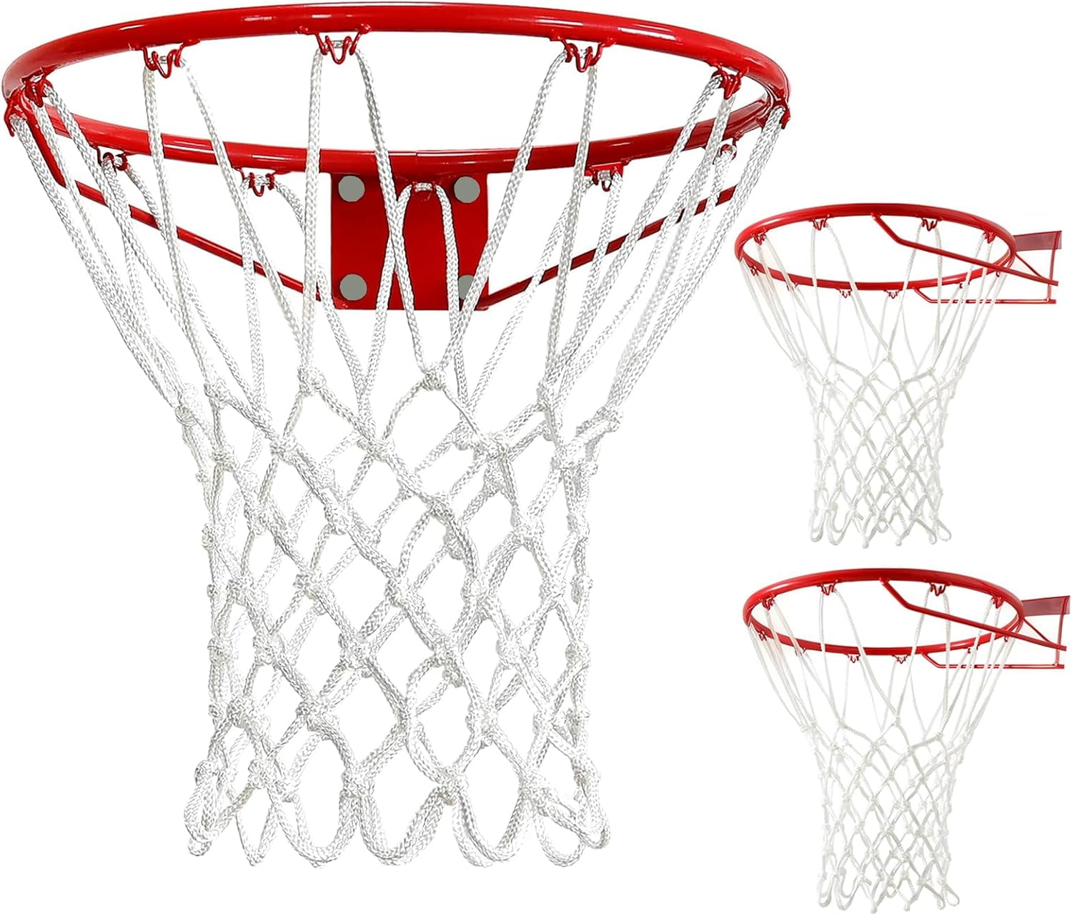 2 Pack Heavy Duty Basketball Net Replacement,2025 Upgrade Heavy Duty ...