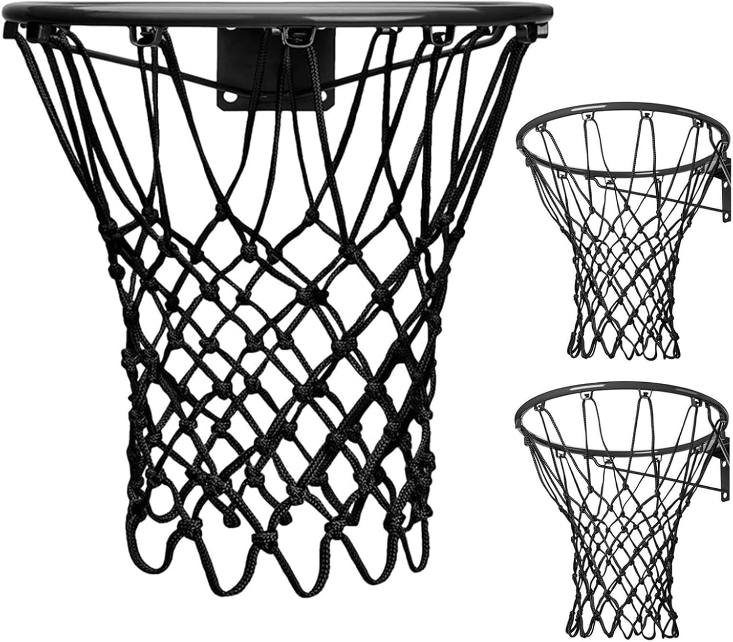 2 Pack Heavy Duty Basketball Net Replacement,2025 Upgrade Heavy Duty ...