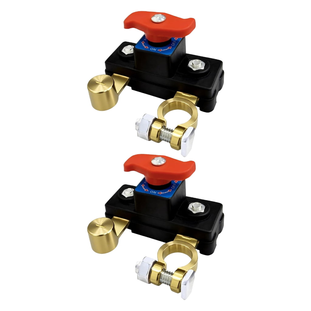 2 Pack Heavy Duty Battery Disconnect Switches for 12V Trucks with ...