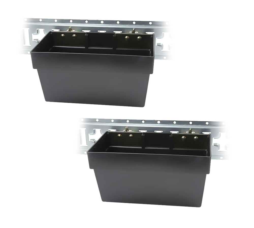 (2 Pack) Heavy Duty E-Track Storage Bin for E-Track Systems - Large E ...