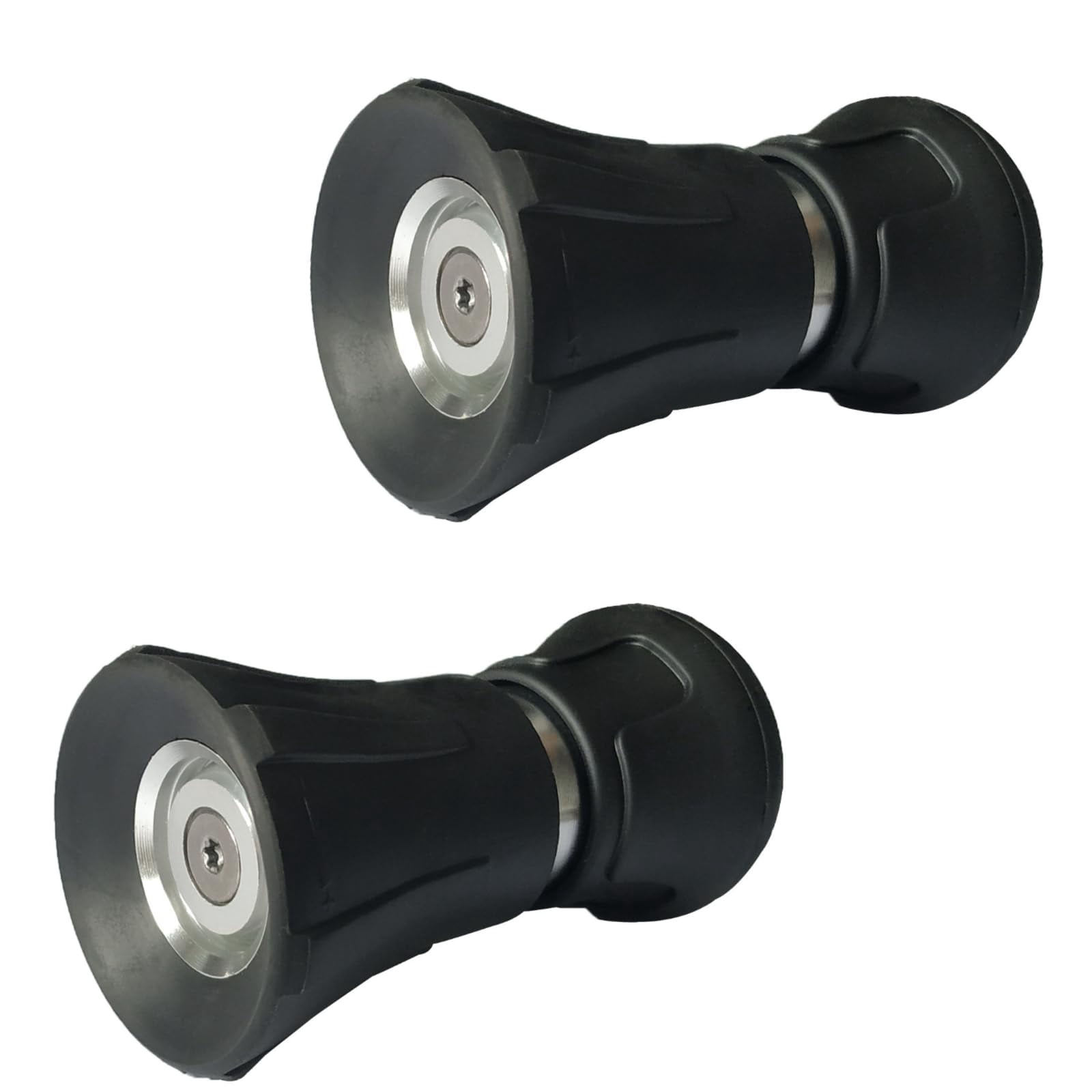 2 Pack Heavy Duty Fireman Style Hose Nozzle - Fits All Standard Garden ...