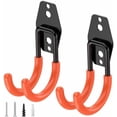 2 Pack Heavy Duty Garage Hooks, Steel Utility Wall Storage Hooks, Wall ...