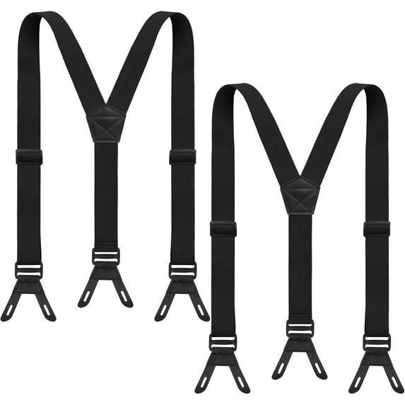 2-Pack Heavy-Duty Ice Hockey Suspenders Adjustable Length With 1.5-Inch ...