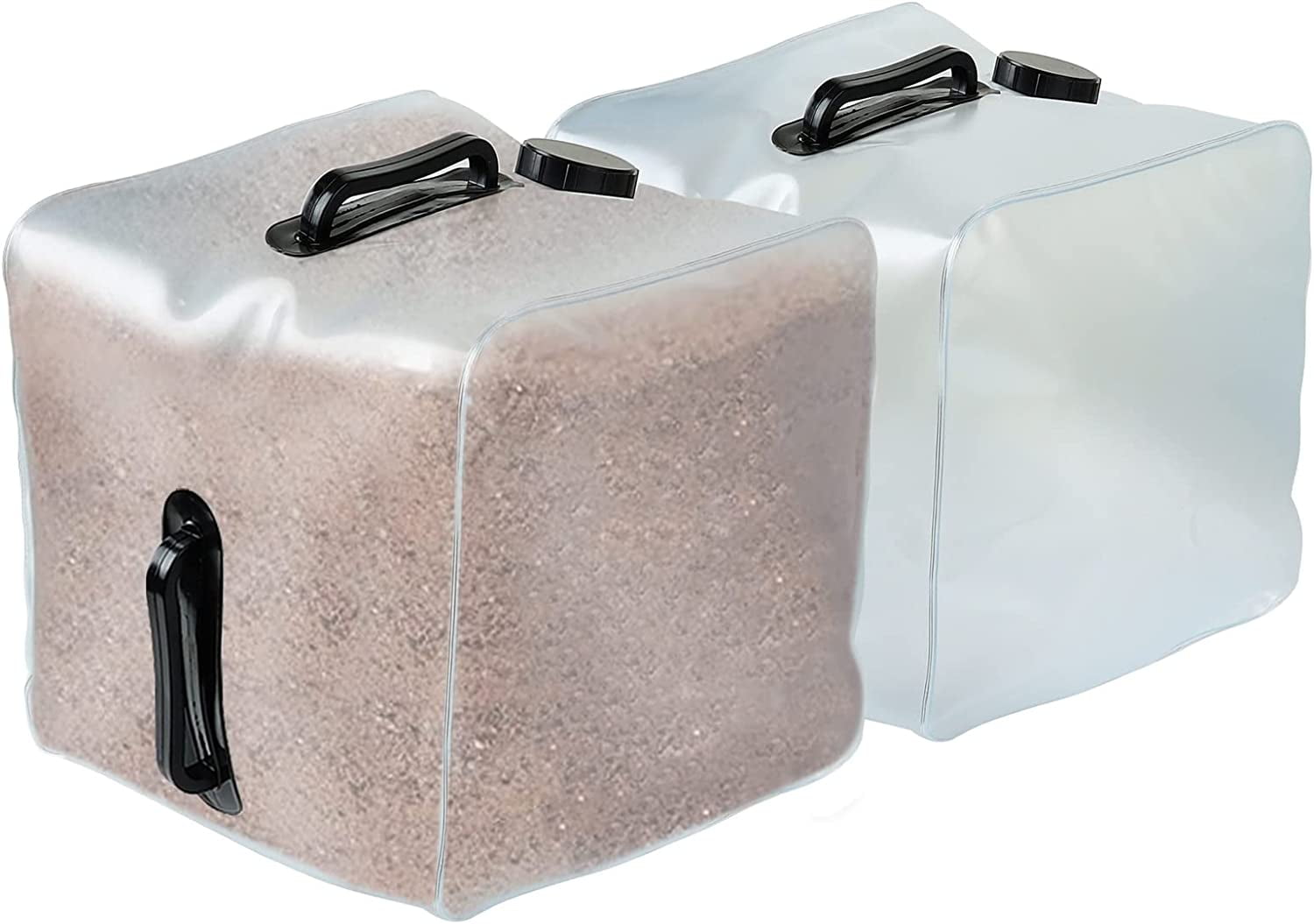 2 Pack Heavy Duty Pool Weight Plastic Sand Bags,Universal Pool Steps ...