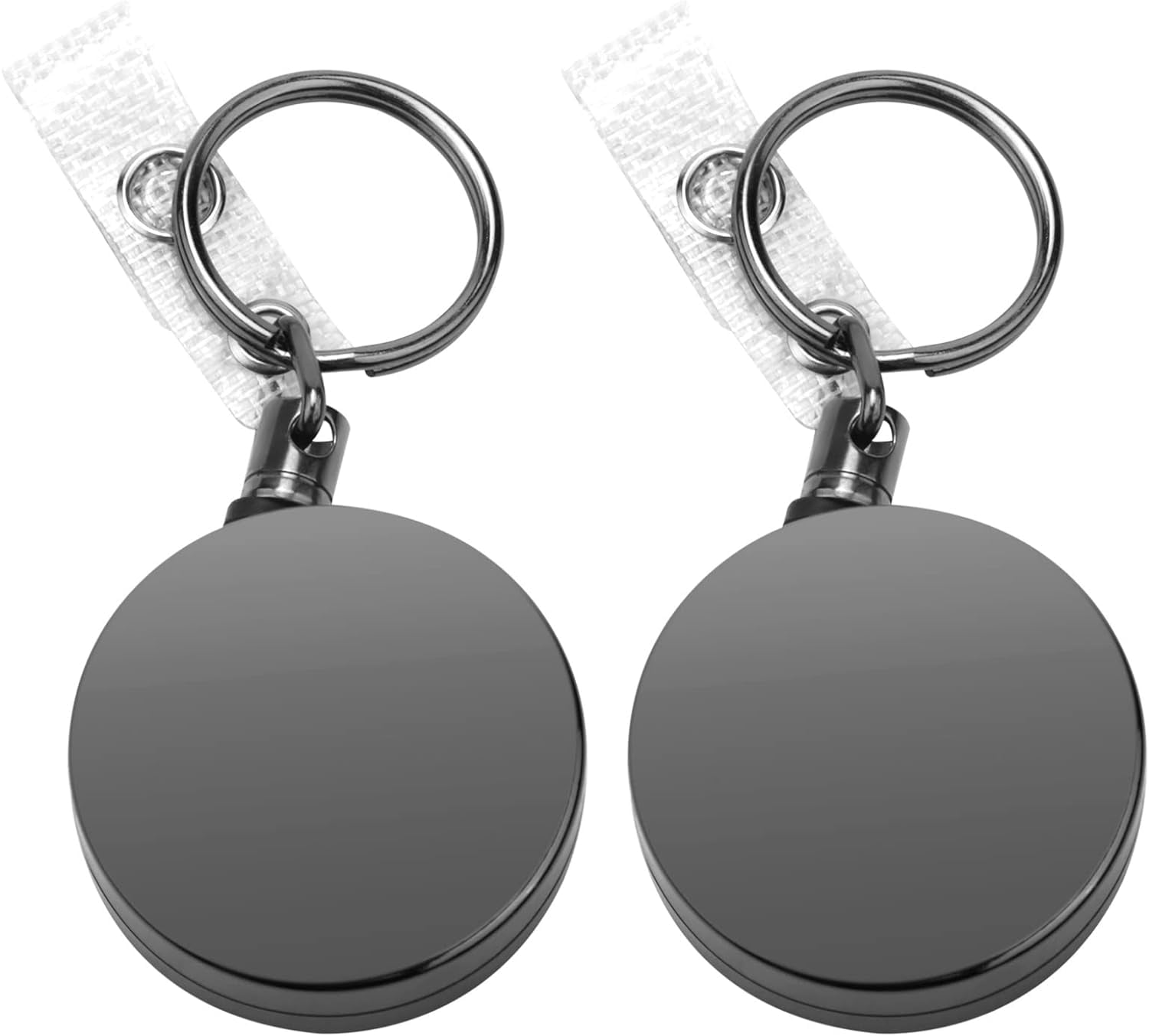 2 Pack Heavy Duty Retractable Badge Holder Reel,Metal ID Badge Holder ... 2 Pack Heavy Duty Retractable Badge Holder Reel,Metal ID Badge Holder ...